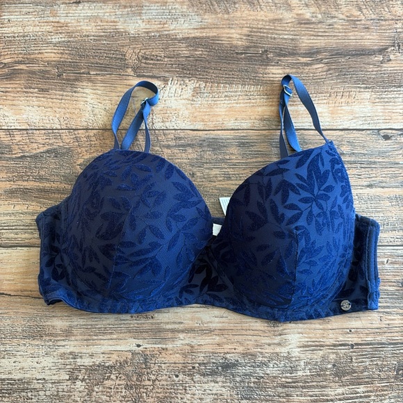 Lucky Brand | Intimates & Sleepwear | Lucky Brand Navy Blue Underwire ...